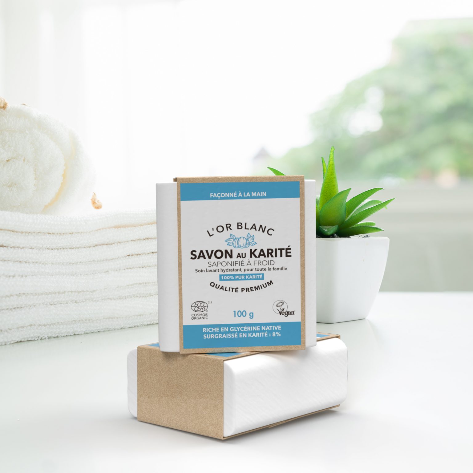 Savon au karité : le 100% - OKA France Cosmetics